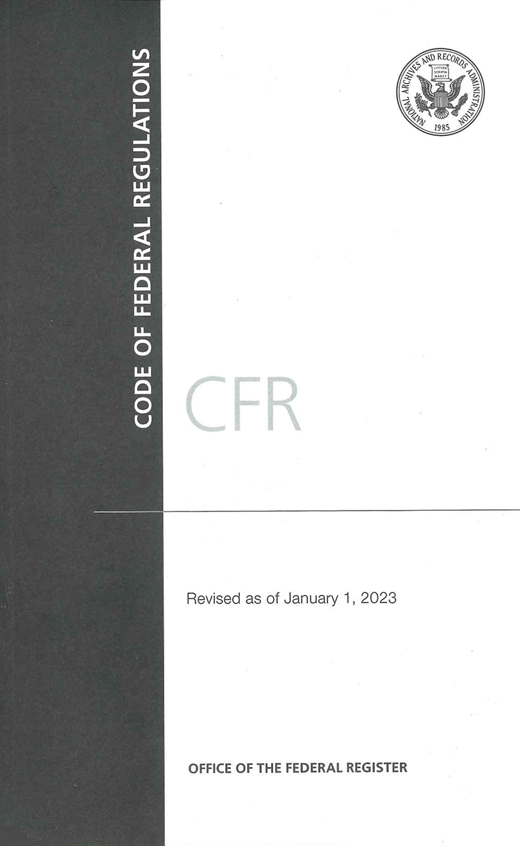 Cfr T 40 Pts 60 (appendices); Code Of Federal Regulations (2023) | U.S ...