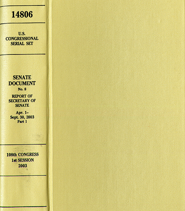 United States Congressional Serial Set, Serial No. 14808, Senate ...