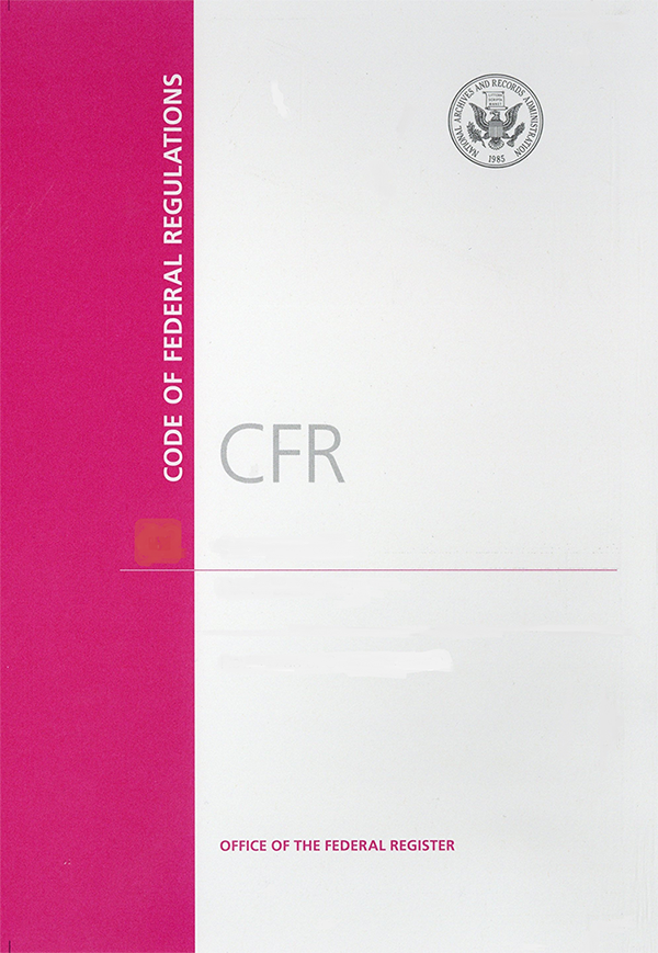 Cfr Title 32 Pt 630-699 Code Of Federa L Regulations(paper)2020 | U.S ...